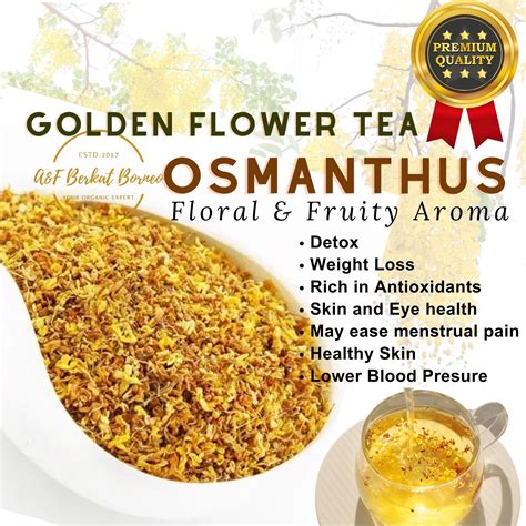 [flower Tea] Golden Osmanthus Healthy Tea 15 Gram Lazada
