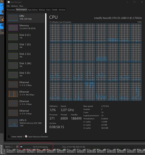 Very Low Hardware Utilization In Render R RedshiftRenderer