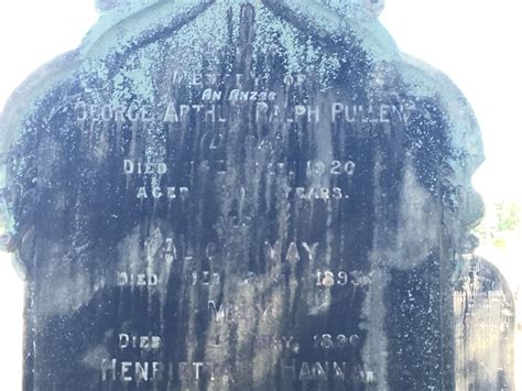 Henrietta Hannah Pullen 1898 1898 Find A Grave Memorial