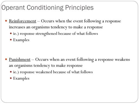 PPT Operant Conditioning PowerPoint Presentation Free Download ID