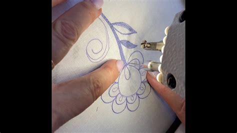 Машинная вышивка для начинающих Урок 2 Youtube