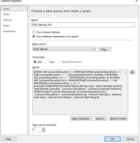 Ssrs Report Builder With Dax Query Support