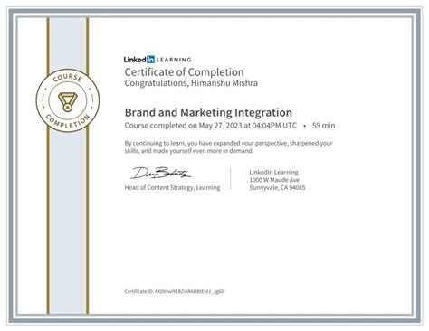 Himanshu Mishra On Linkedin Certificate Of Completion