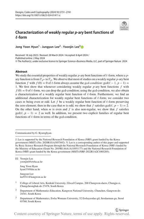 Characterization Of Weakly Regular P Ary Bent Functions Of ℓdocumentclass 12pt Minimal