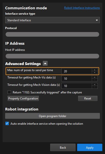 FANUC Standard Interface Commands