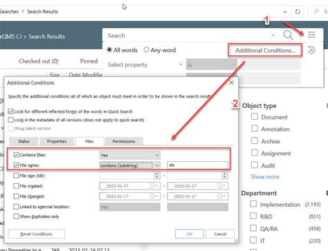 How To Filter Documents In Simplerqms By Microsoft Document Types