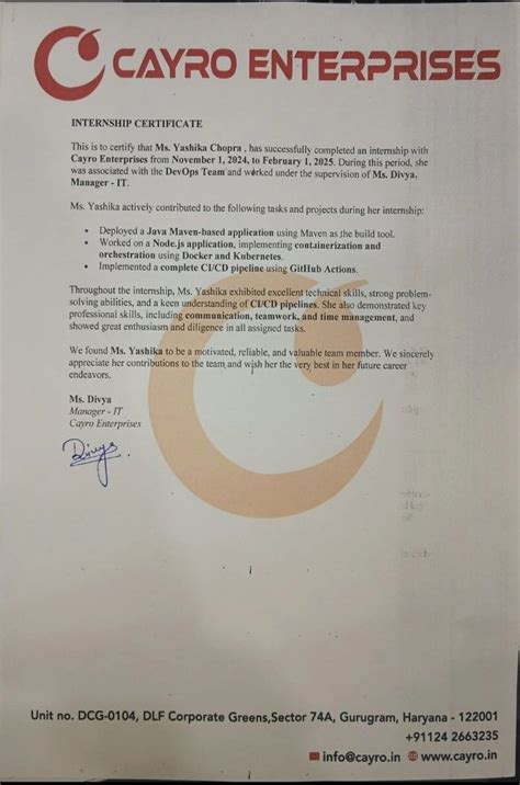 Devops Internship Learningjourney Cayroenterprises Ci