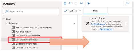 get all excel worksheets action power automate desktop kaizen personal computer work