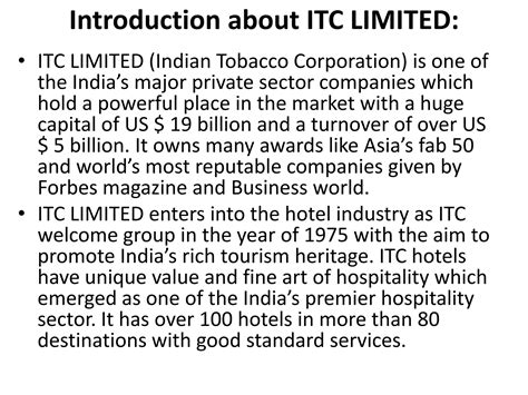 Strategic Analysis Of Itc Ltd Using Various Tools Ppt