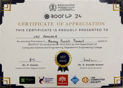 Sai Prasad On Linkedin Bootup24 Symposium Sql