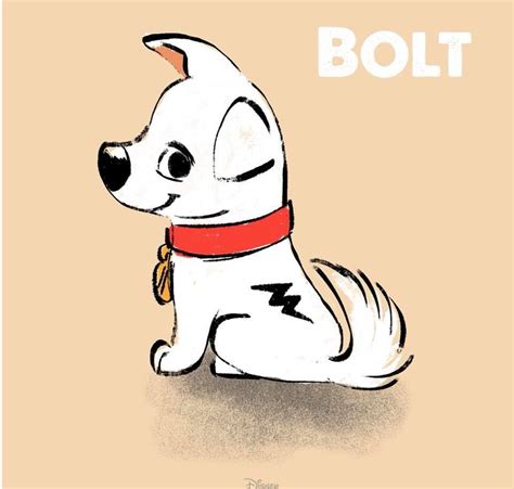 Bolt Disney Drawings