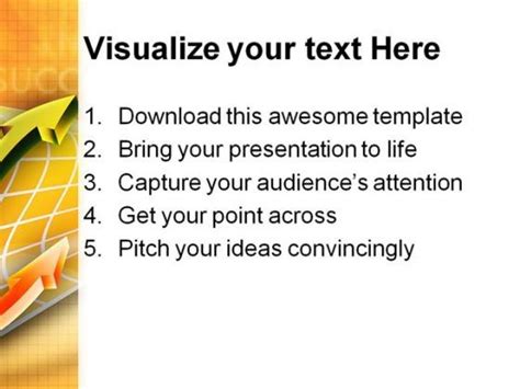 Upward Arrow Abstract Background Powerpoint Themes And Powerpoint