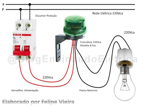 Como Ligar Fotocélulas Ensinando Elétrica O Blog Dos Eletricistas