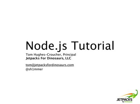 Writing Robust Node Js Applications PPT