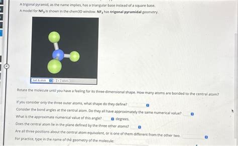 Solved A Model For Ch4 Is Shown In The Chem3d Window Ch4