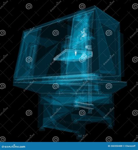 Metalworking Cnc Milling Machine Stock Illustration Illustration Of Workshop Engineering