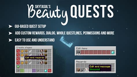 Beautyquests Minecraft Plugin