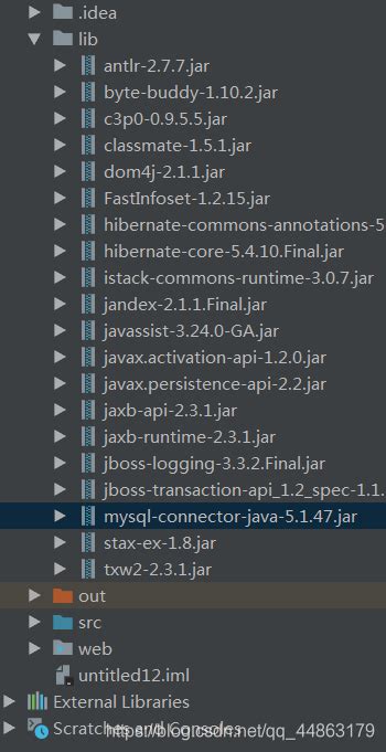 idea配置hibernate以及自动生成hibernate映射文件以及实体类 idea中对java文件映射hibernate文件 csdn博客