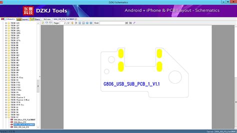G806 Usb Pcb Placement Tecno R7 Tecno Schematic Dzkj Schematics And Pcb Layout
