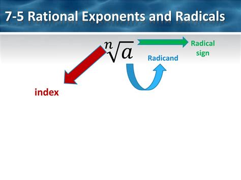 Ppt 7 5 Rational Exponents And Radicals Powerpoint Presentation Free Download Id 1894413