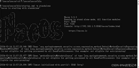 Nacos服务器的windows命令行启动与登录教程 Csdn博客 Nacos服务器的windows命令行启动与登录教程 Csdn博客