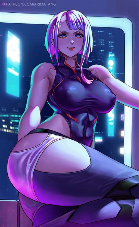 Rule 34 1girls Arimatang Blue Eyes Breasts Cd Projekt Red Cyberpunk