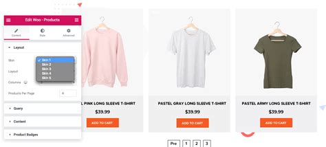 product grid widget woocommerce elementor widgets