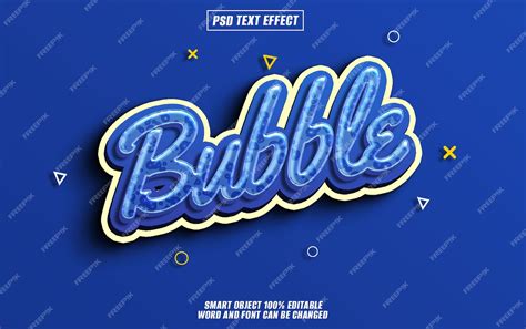 Premium Psd Bubble Text Effect Font Editable Typography 3d Text