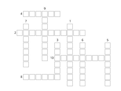 Numerical Prefixes Crossword
