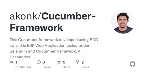 Github Akonkcucumber Framework This Cucumber Framework Developed