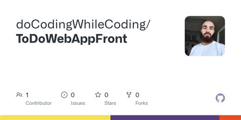 Github Docodingwhilecodingtodowebappfront