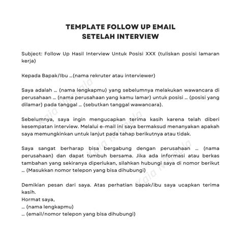 Follow Up Hasil Interview 📱 Follow Up Hasil Interview Ke Hr Boleh Gak Sih Tentu Boleh Dong