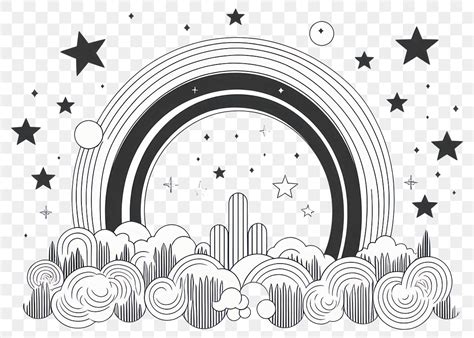 Png Surreal Aesthetic Rainbow Logo Premium Png Rawpixel