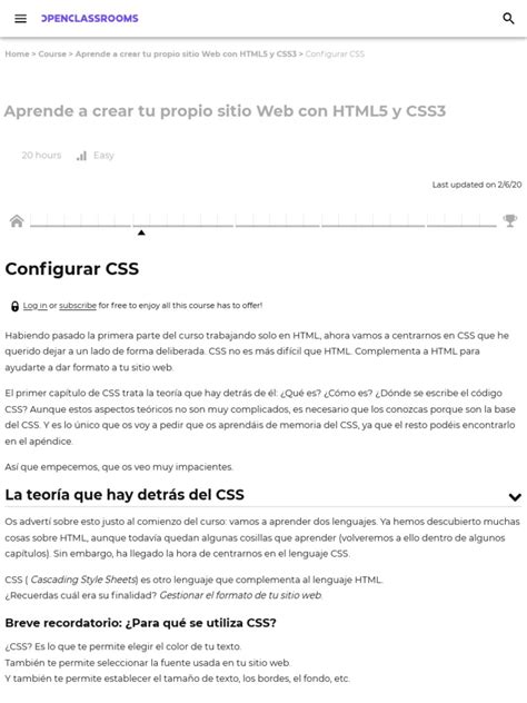 6 Css Configurar Css En Sitio Web Con Html5 Y Css3 Pdf Pdf
