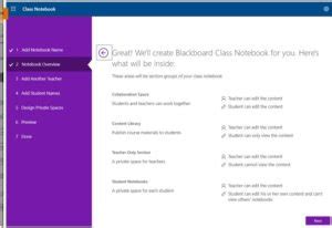 Microsoft OneNote Setting Up A Class Notebook Via Blackboard MS Teams And OneNote App E