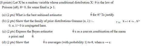 8 points let x be a random variable whose