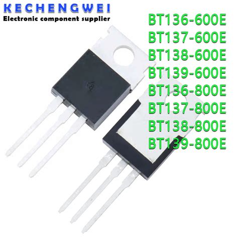 10pcs Bt136 600e Bt137 600e Bt138 600e Bt139 600e Bt136 800e Bt137 800e