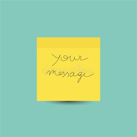 Yellow Sticky Note Vector Stock Illustration Illustration Of Sticky 271165451