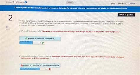 solved chapter 15 homework seved help save and exit submit