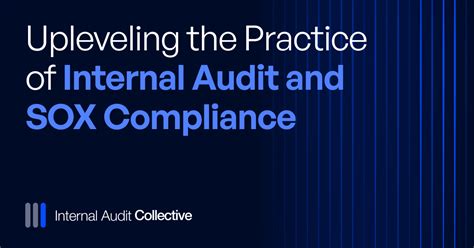 Guiding Sox And Internal Audit Leaders At Internal Audit Collective Internal Audit Collective