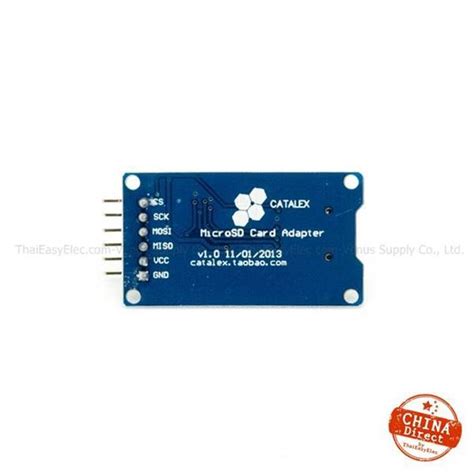 Micro SD Card Module ThaiEasyElec Electronic for Embedded System จำหนาย Arduino Raspberry Pi