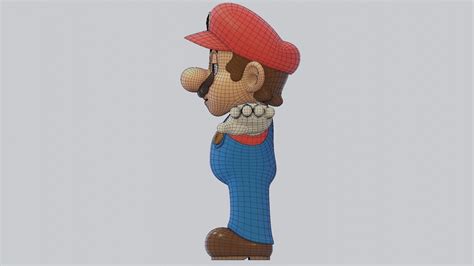 Mario Free Rigged Character For Blender Free 3d Model Animated Rigged