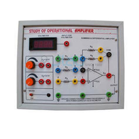 Operational Amplifier Trainer India Manufacturers Suppliers Exporters In India