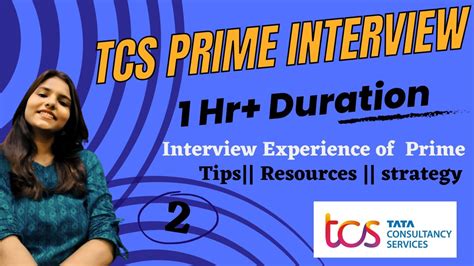 Tcs Prime Interview Experience Tcs Interview Preparation Tcs