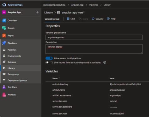 Cómo Implementar Una Aplicación Angular En Apache Tomcat Con Azure Devops