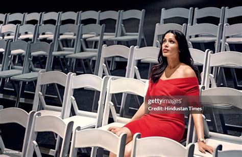 Indian Actor Freida Pinto Poses During An Exclusive Interview With