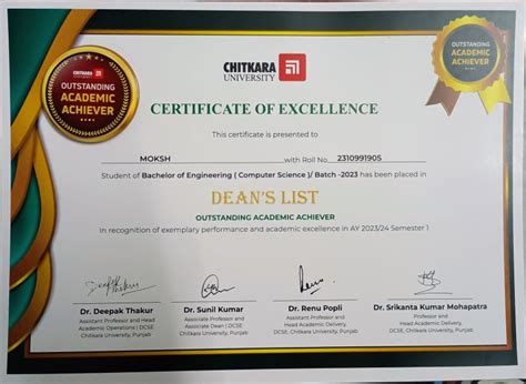 Moksh Singh On Linkedin Got Honoured By The Esteemed Faculty For