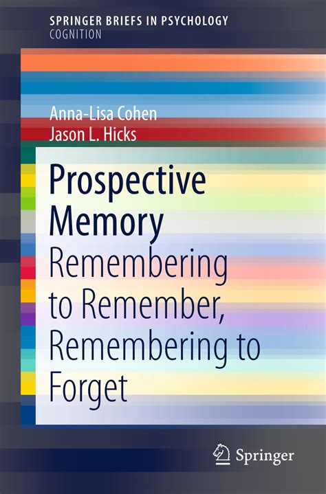 Pdf Characterization Of Prospective Memory And Associated Processes