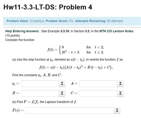 Solved Hw11 3 3 LT DS Problem 4 Problem Value 10 Point S Chegg Com