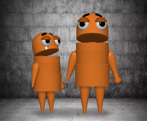 Archivo Stl Repo Orange Stl File Repo Rocky 3d Model Character Fanart 🍊 3mf ・modelo Para